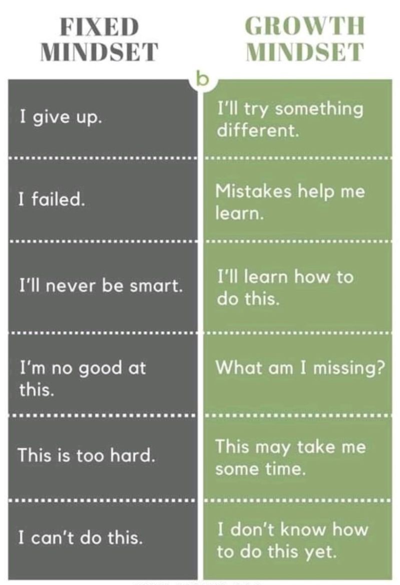 “Fixed” Versus “Growth” Mindset - Some Practical Examples - Hexagon ...